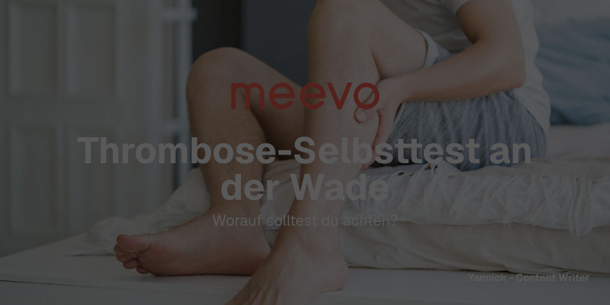 Thrombose-Selbsttest an der Wade | meevo Sanitätshaus